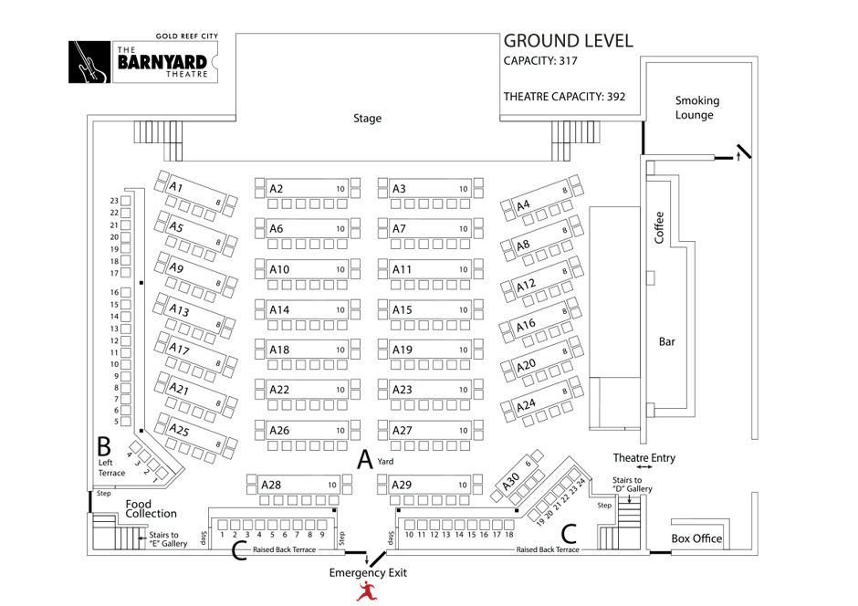 The Barnyard Theatre - Seating