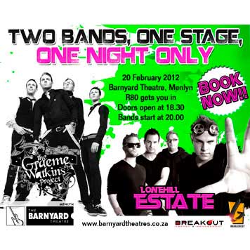 The Barnyard Theatre - Graeme Watkins Project & Lonehill Estate